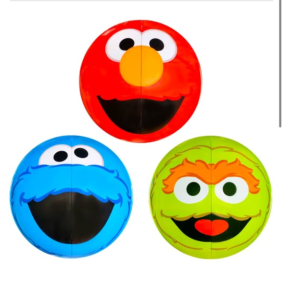 Sesame Street | Toys | Sesame Street Beach Balls Bundle Of 3 Elmo ...